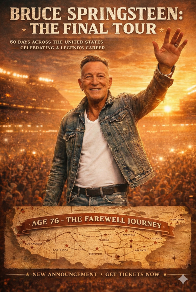 New announcement from Bruce Springsteen: Bruce will spend a full 60 ...